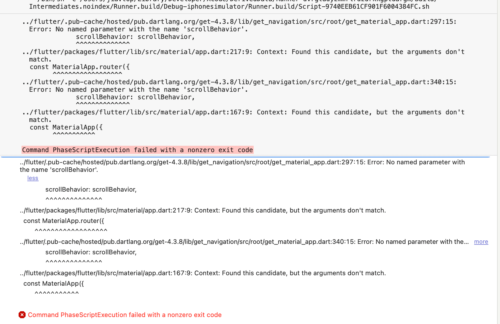 Issue: Found this candidate, but the arguments don,t match. · Issue #1846 · jonataslaw/getx · GitHub