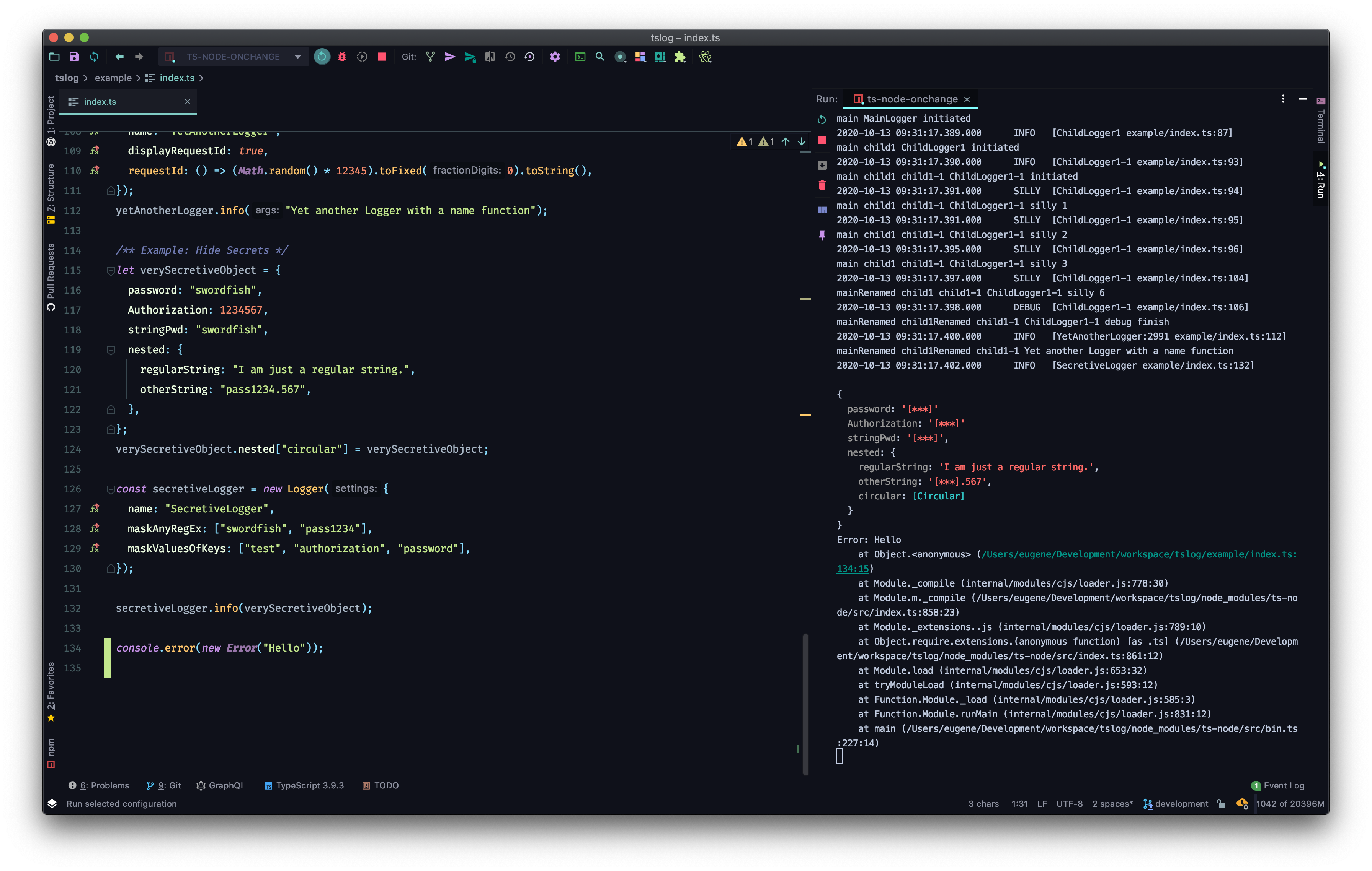 Bug: Instantiating logger breaks console.error() · Issue #51 · fullstack-build/tslog · GitHub