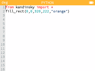 Add the turtle defaults colors to the kandinsky module in Python app · Issue #1489 · numworks ...