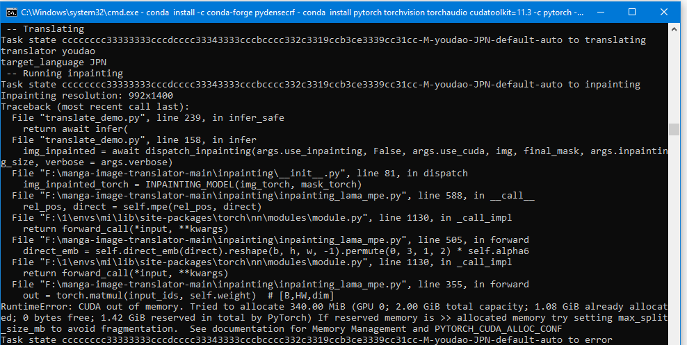 Assertionerror Torch Not Compiled With Cuda Enabled How To Fix It · Issue 87 · Zyddnysmanga