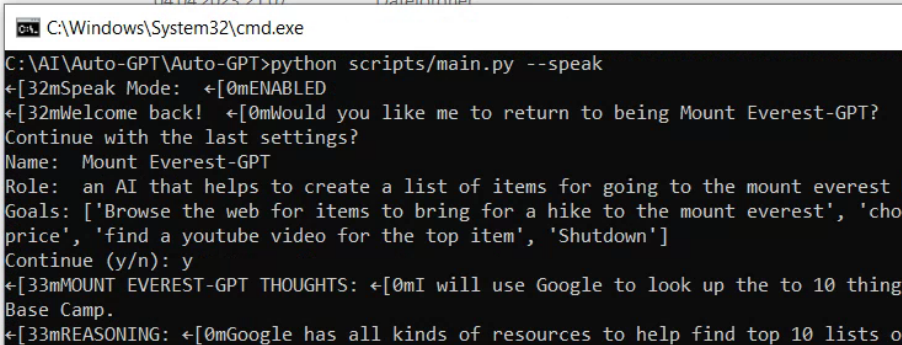 Extra Characters Showing in Window 11//Powershell · Issue #178 · Significant-Gravitas/AutoGPT ...