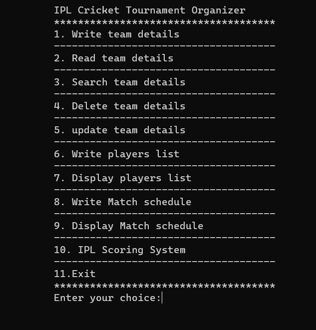 GitHub - himanshu-sagar/IPL-Management-System-in-Cpp GitHub - himanshu-sagar/IPL-Management-System-in-Cpp