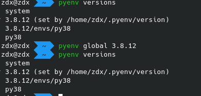 pyenv shows the version has changed, but in fact it doesn't.（in ArchLinux） · Issue #2299 · pyenv ...