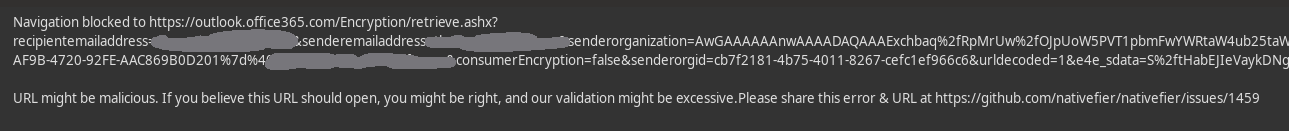 Nativefier blocks navigation to certain URLs · Issue #1502 · nativefier/nativefier · GitHub