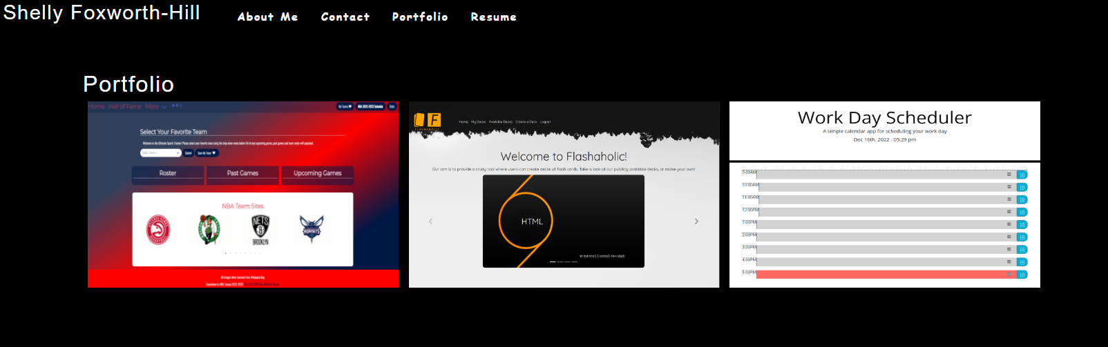 GitHub - sfhill24/React-Portfolio