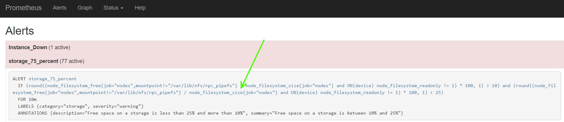 AlertManager - .GeneratorURL doesn't expand correctly more complex ...