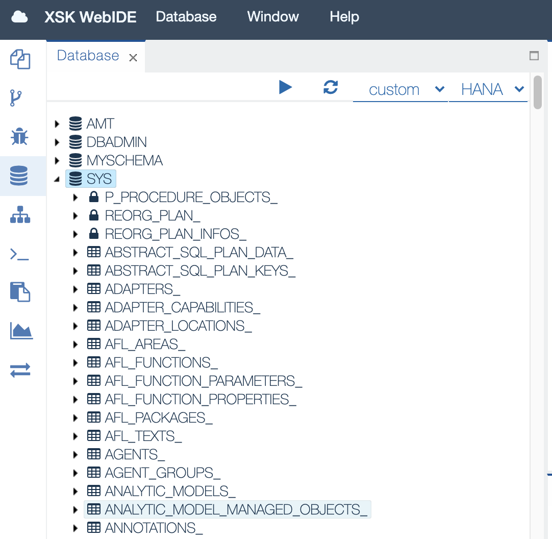 [IDE] Database - Fix db controls to the top of db panel · Issue #650 · SAP-archive/xsk · GitHub