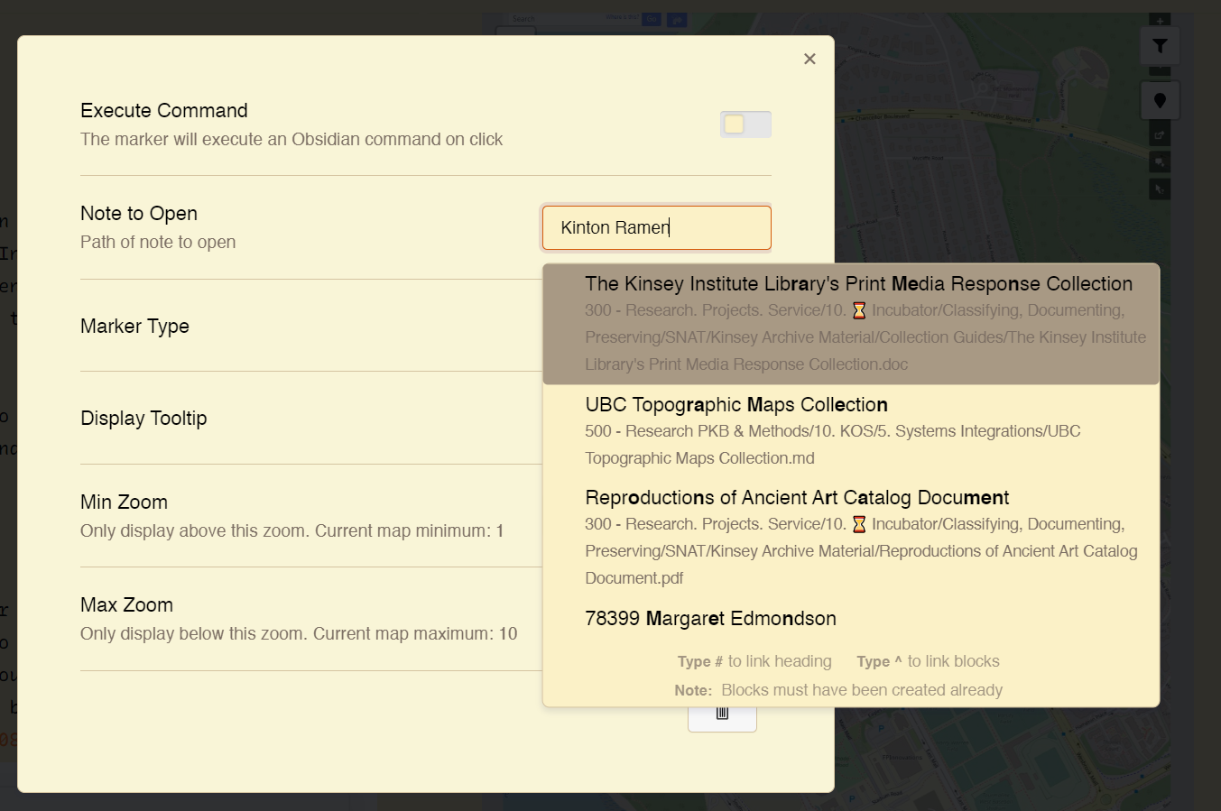 FR: Make it easier to annotate map w/o linking or allow linking to nonexistent note · Issue #201 ...