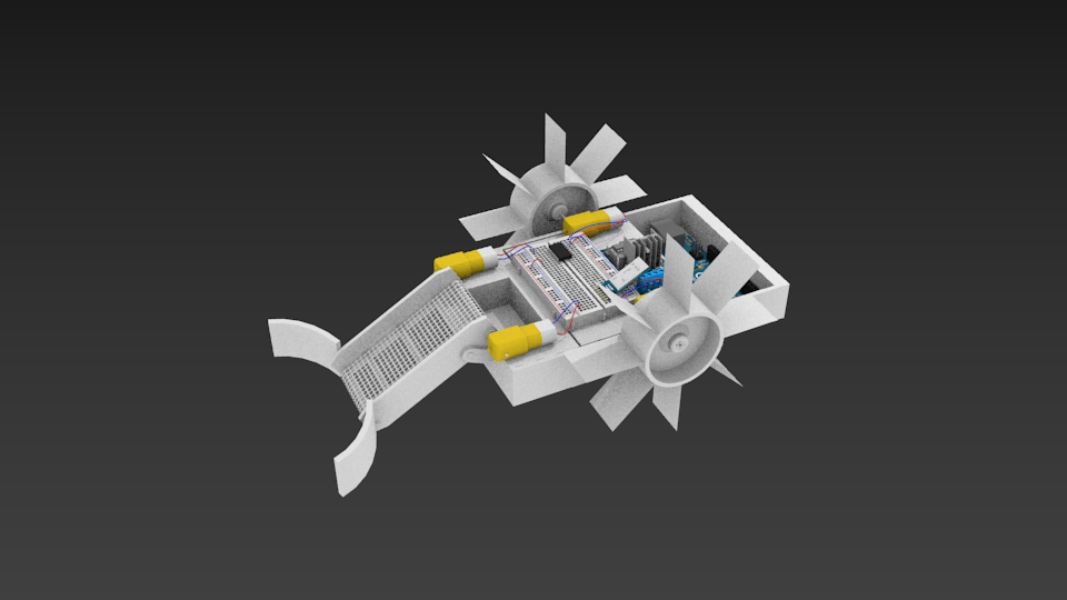 GitHub - DanGlChris/Water-cleaning-boat: A boat prototype controlled by ...