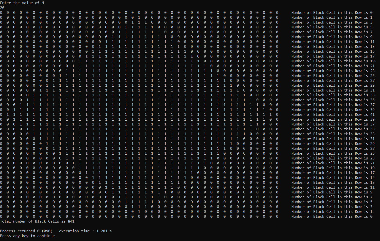 GitHub - SIrfanH/Binary-Matrix-Construction-Von-Neumann-Neighborhood-in-C