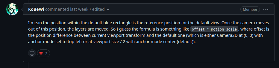 Parallax Layers work very strangely with different camera zooms · Issue #76247 · godotengine ...