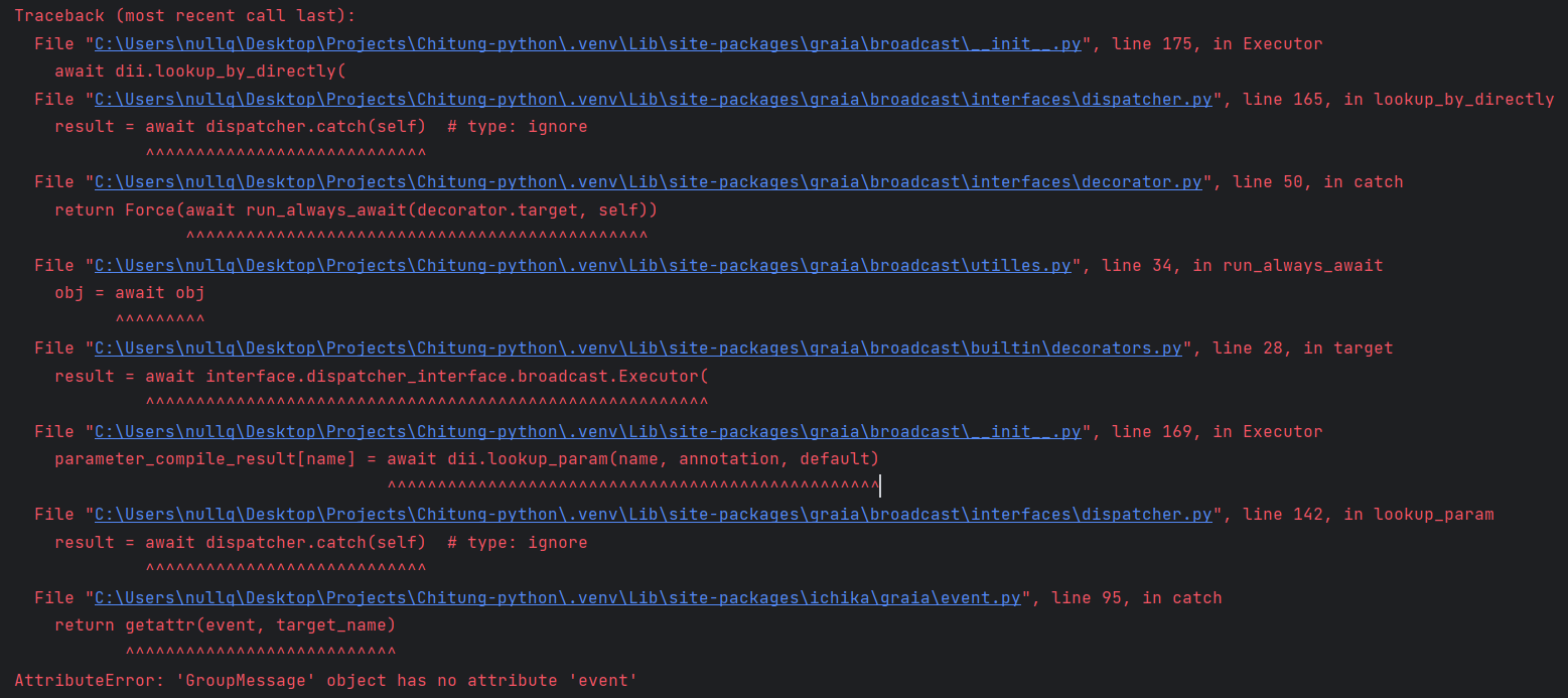 `GroupMessage` 无法被正确 dispatch · Issue #58 · GraiaProject/Ichika · GitHub