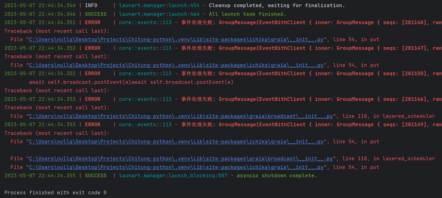 cleanup phase 收到消息时报错 · Issue #61 · GraiaProject/Ichika · GitHub