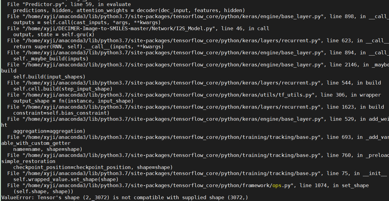 Use your trained model to predict the pictures in the example, but there is no prediction result ...