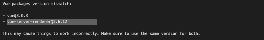 Vue Server Renderer2612 Not Match With Vue3x · Issue 2718 · Vuejs