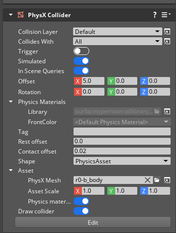 Irregular entity motion when using offset in PhysX Collider · Issue #5898 · o3de/o3de · GitHub