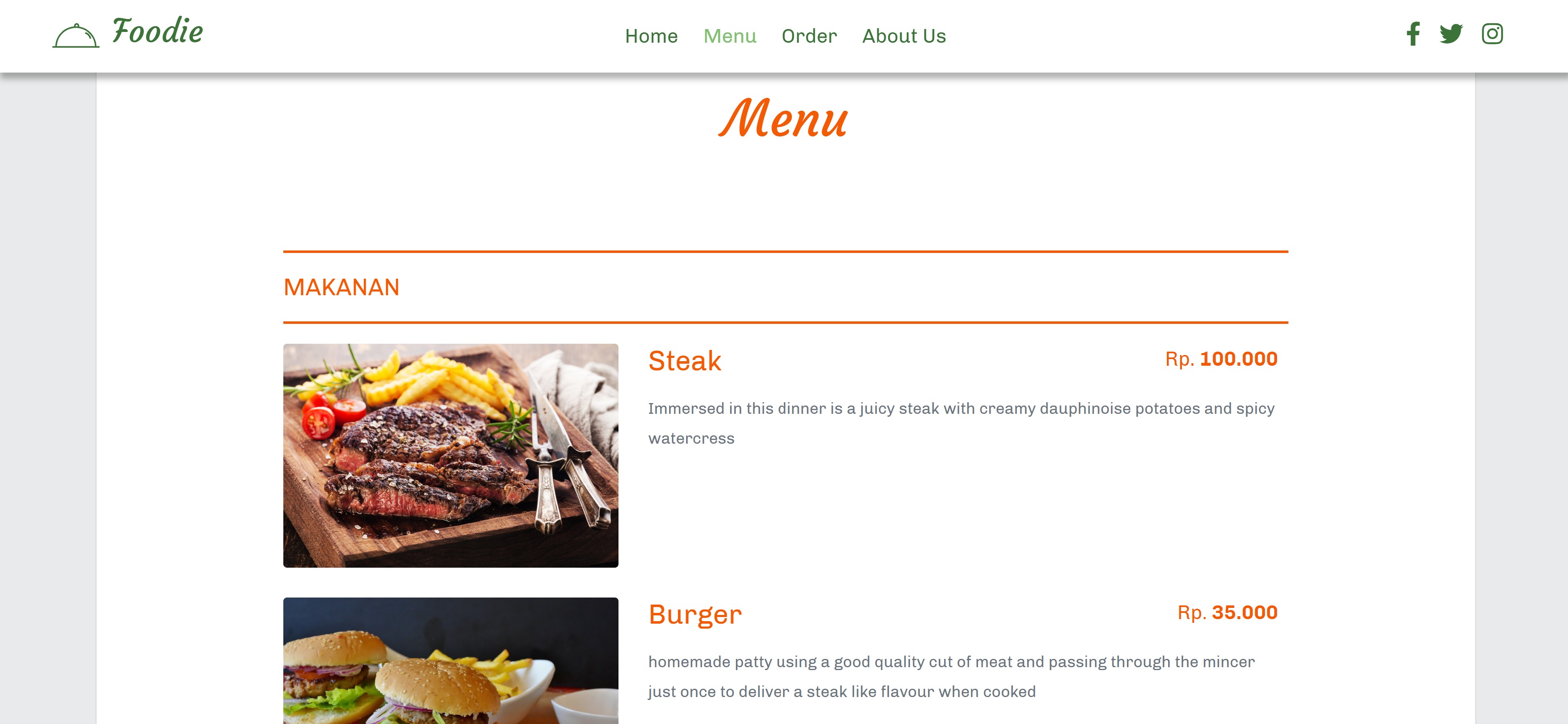 GitHub - sufyanaziz/project-web-kuliner-offline: Membuat sebuah website ...