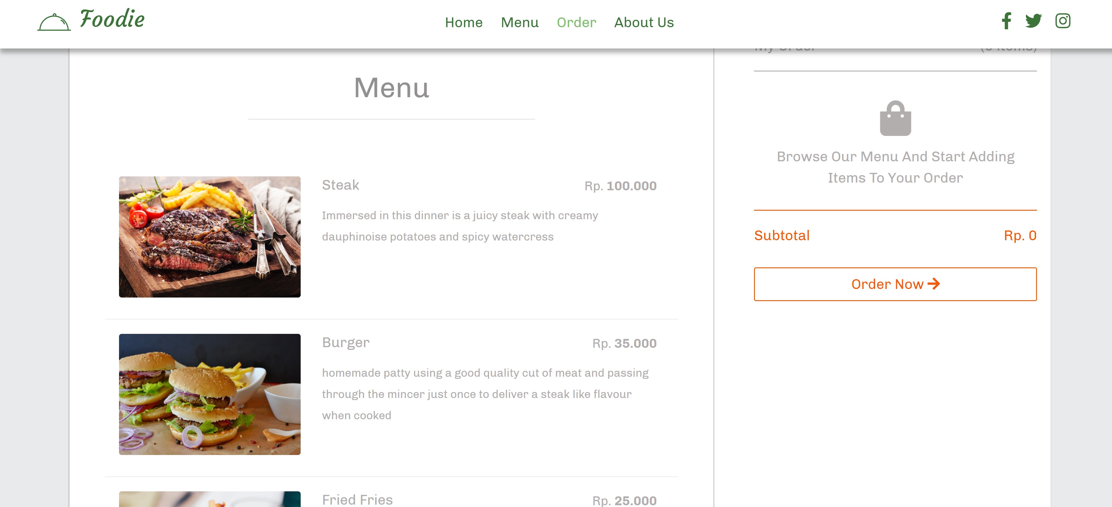 GitHub - sufyanaziz/project-web-kuliner-offline: Membuat sebuah website ...