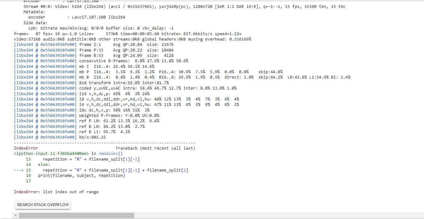 IndexError: list index out of range · Issue #1 · yuanher/GaitRecognition · GitHub