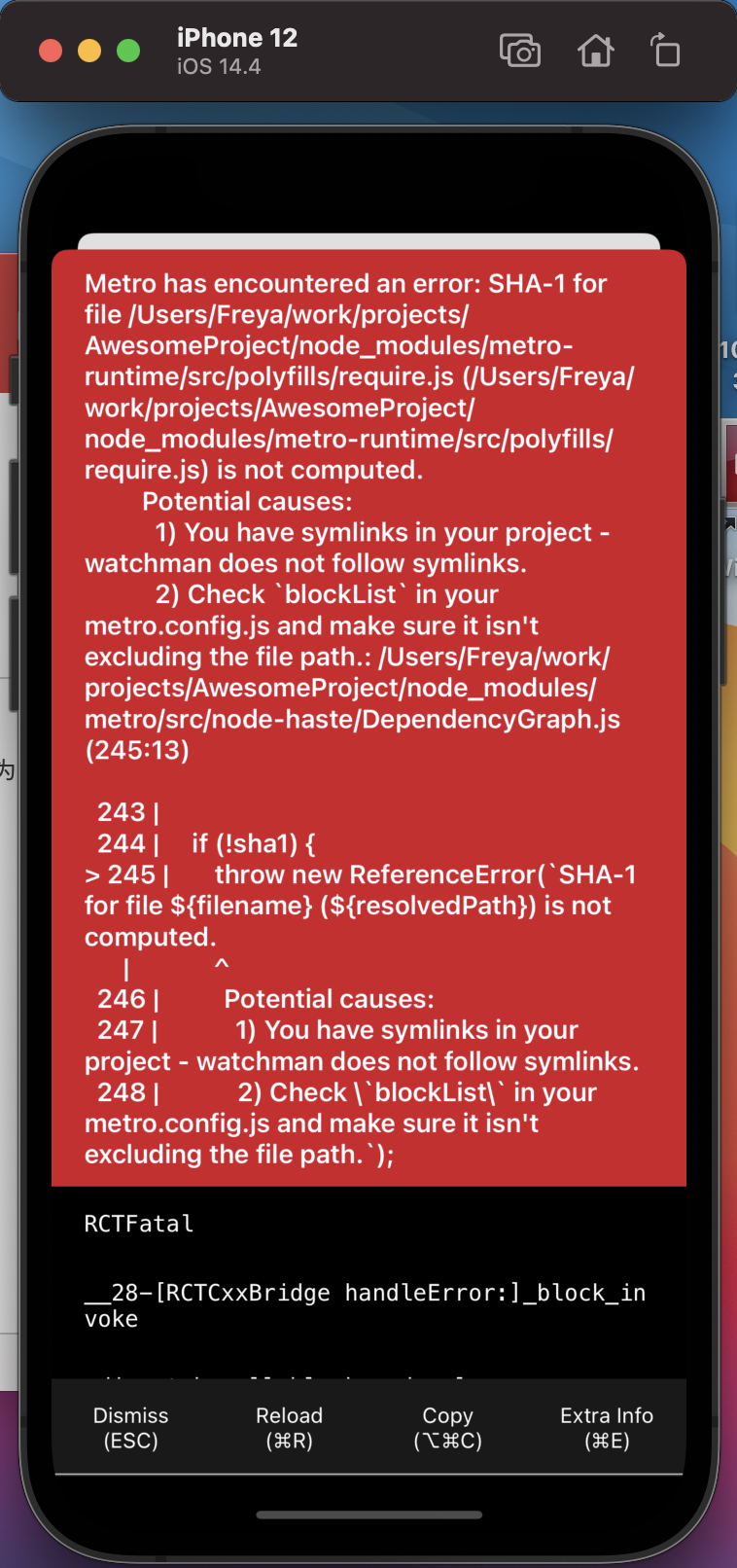 Mac M1 Ios Error Referenceerror Sha 1 For File · Issue 32248 · Facebookreact Native · Github