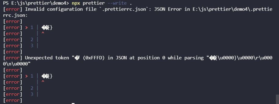 create-react-app@4.0.3 使用 prettier@2.3.2一直报错乱码 · Issue #11172 ...