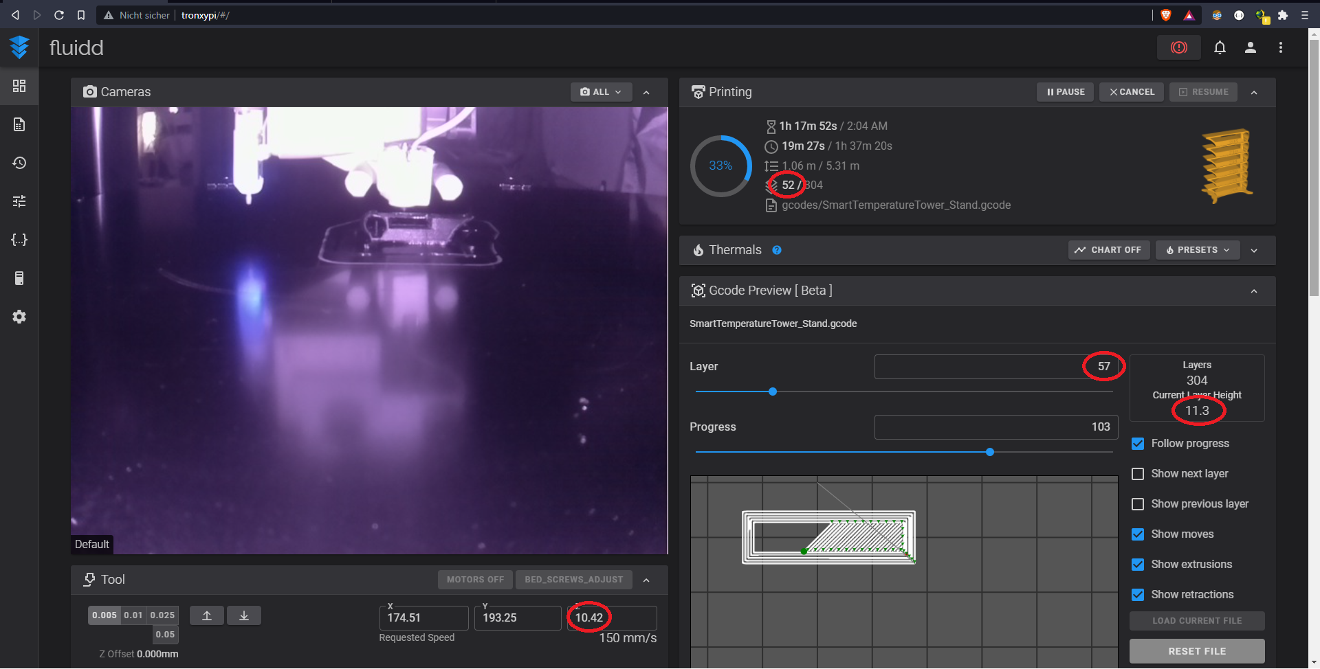 GCODE preview · Issue #181 · fluidd-core/fluidd · GitHub