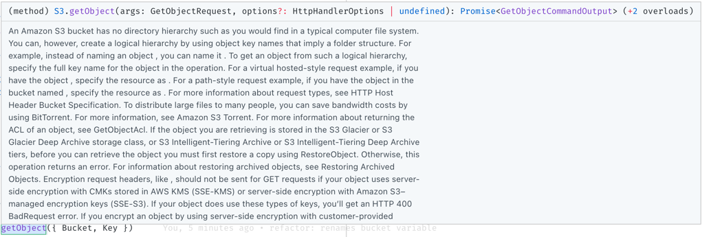 Documentation has lots of raw HTML code · Issue #1972 · aws/aws-sdk-js-v3 · GitHub