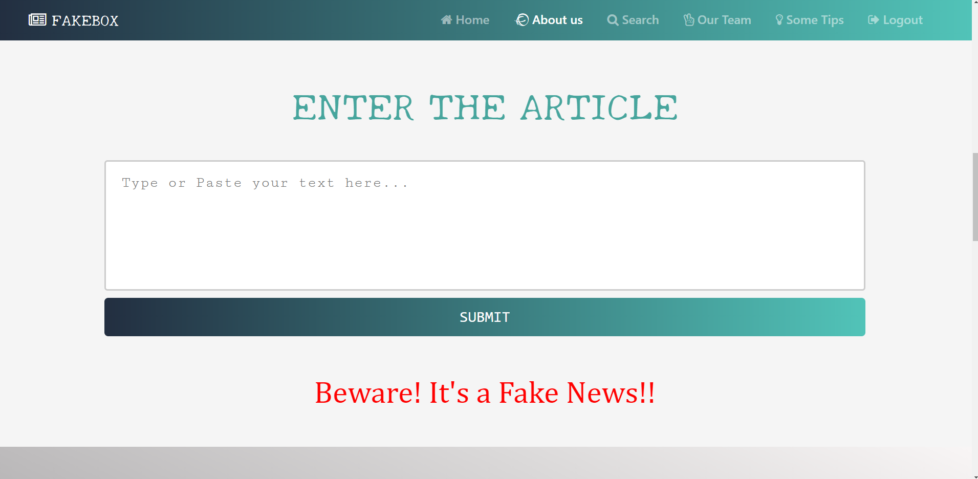GitHub - shivmishra572/Fake-News-Detection