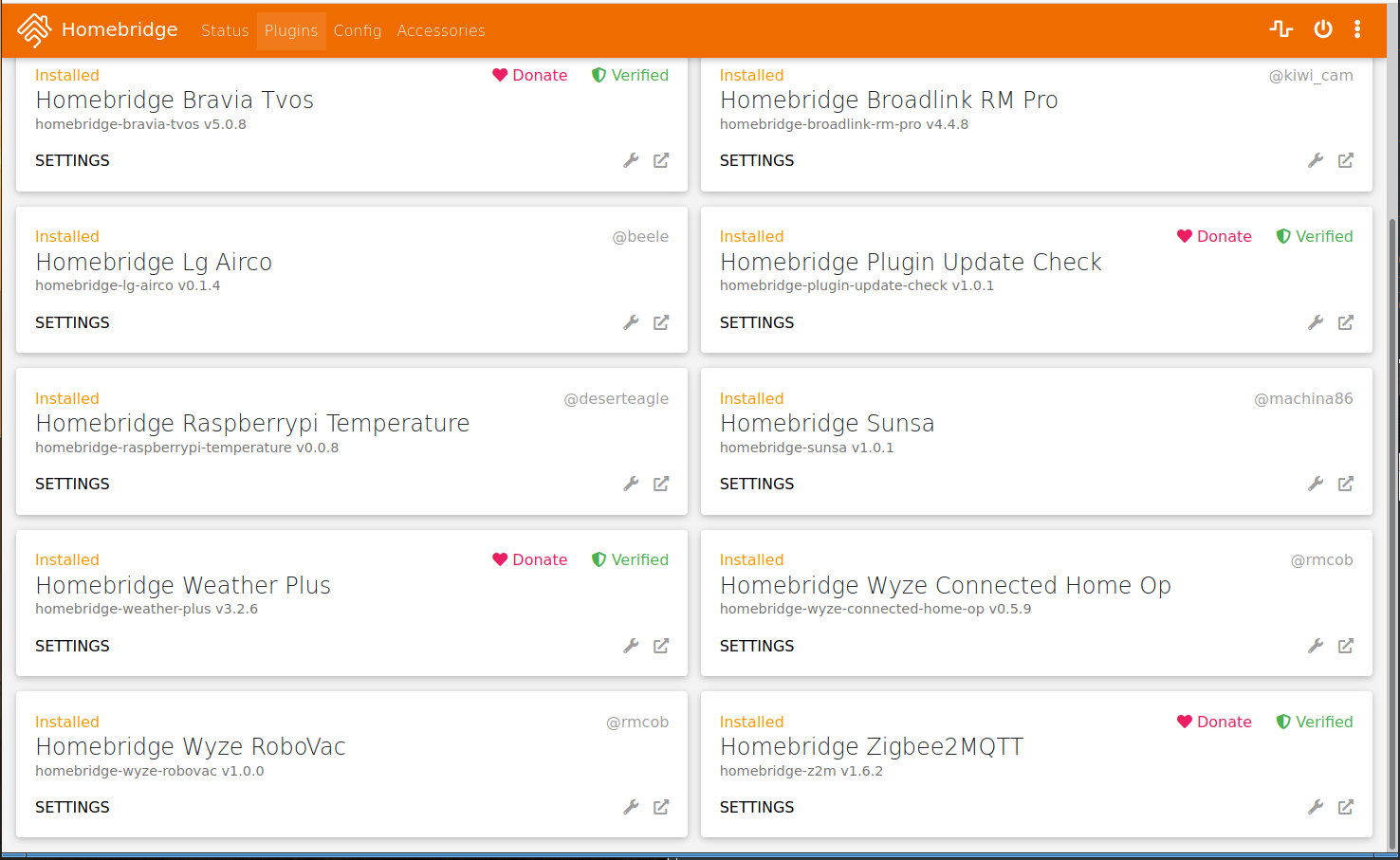 Verified label not showing for my plugin · Issue #1293 · homebridge/homebridge-config-ui-x · GitHub