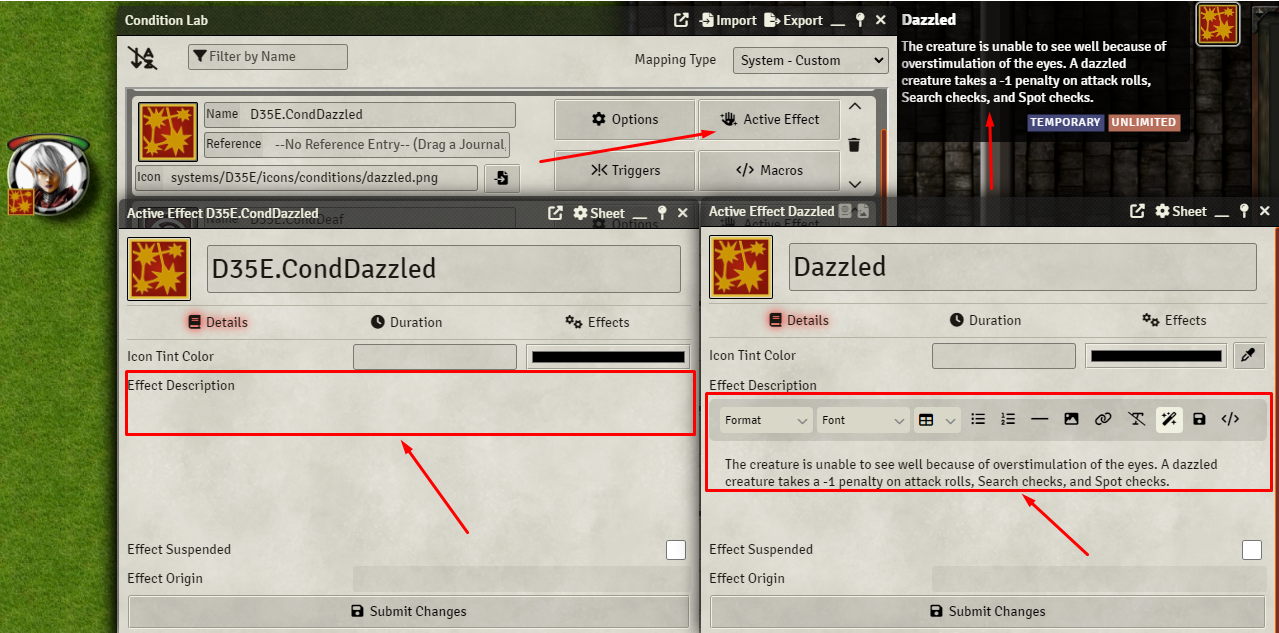Can't edit Active Effect in v11 3.5e system · Issue #11 · mclemente/fvtt-condition-lab-triggler ...