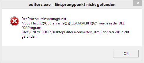 Application crashes on start in Win8.1 · Issue #401 · ONLYOFFICE/DesktopEditors · GitHub