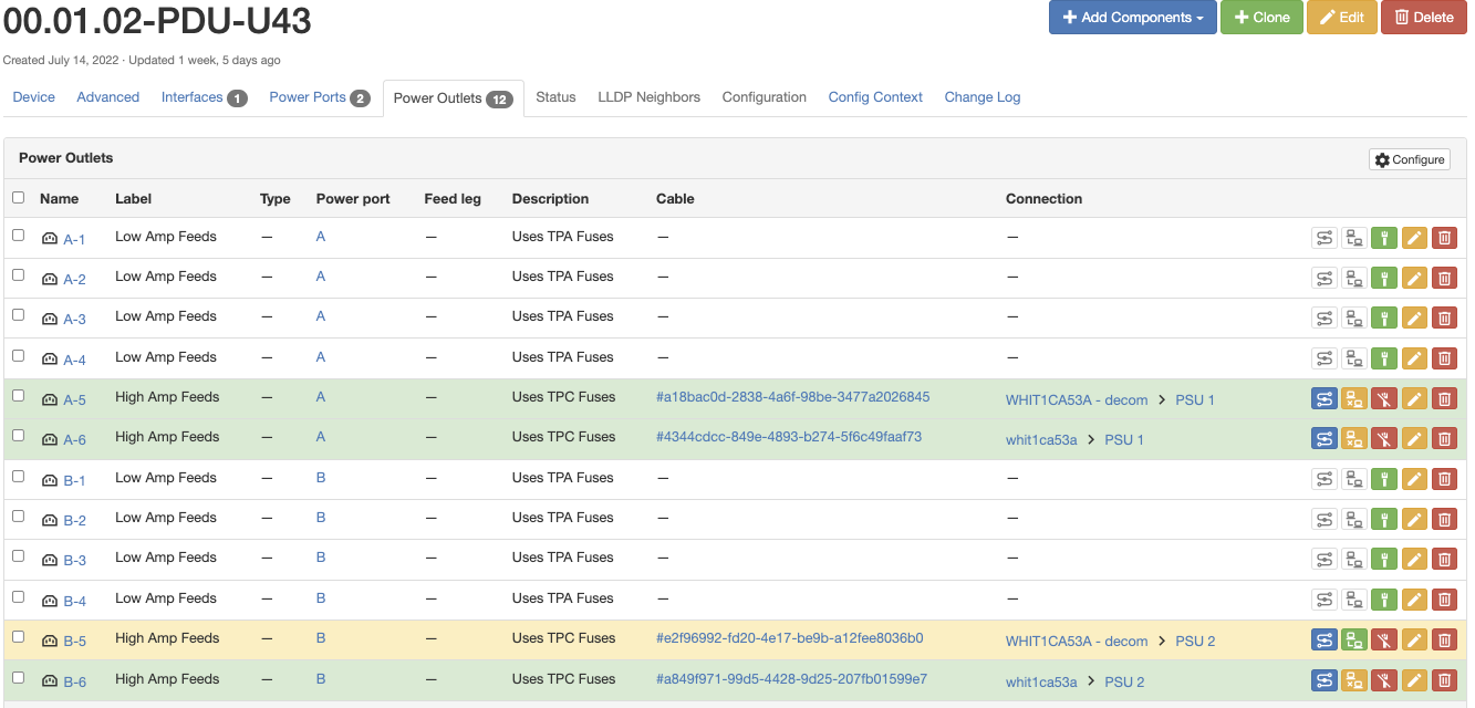 Power utilization not displaying correctly under Rack view · Issue ...