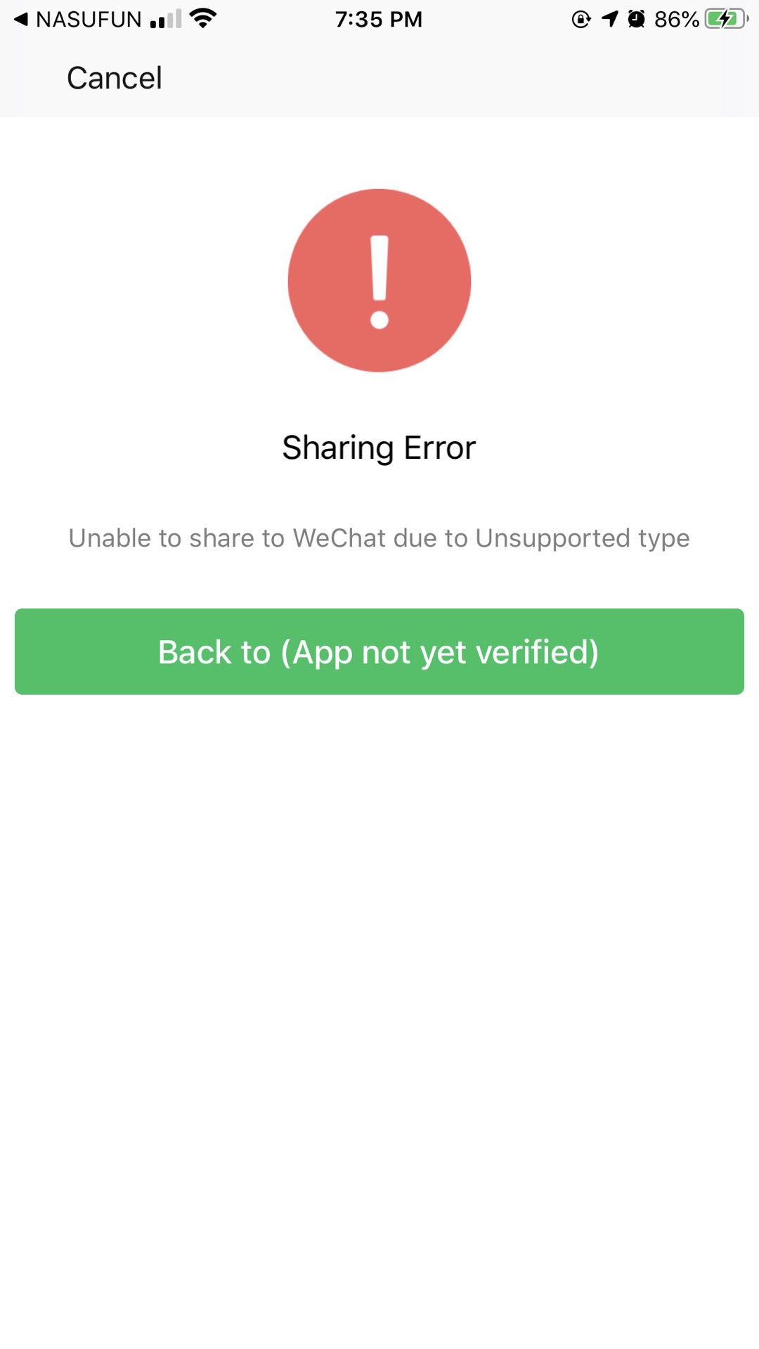 HElp: Sharing error due to unsupported type问题 · Issue #568 · yorkie/react-native-wechat · GitHub