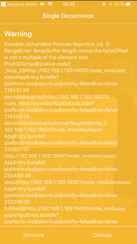Tfjs Speechcommands On Expo Cli App · Issue 1682 · Tensorflowtfjs · Github 