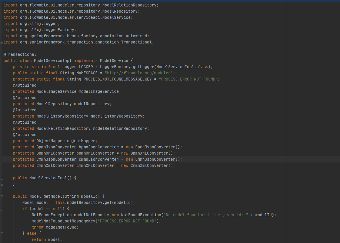 ModelServiceImpl · Issue #3362 · flowable/flowable-engine · GitHub