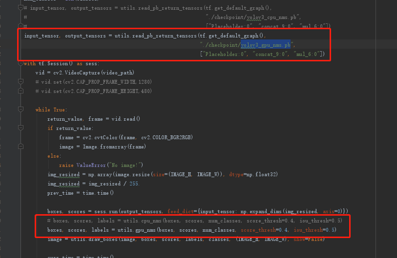 怎么使用gpu进行预测？ · Issue #124 · YunYang1994/tensorflow-yolov3 · GitHub