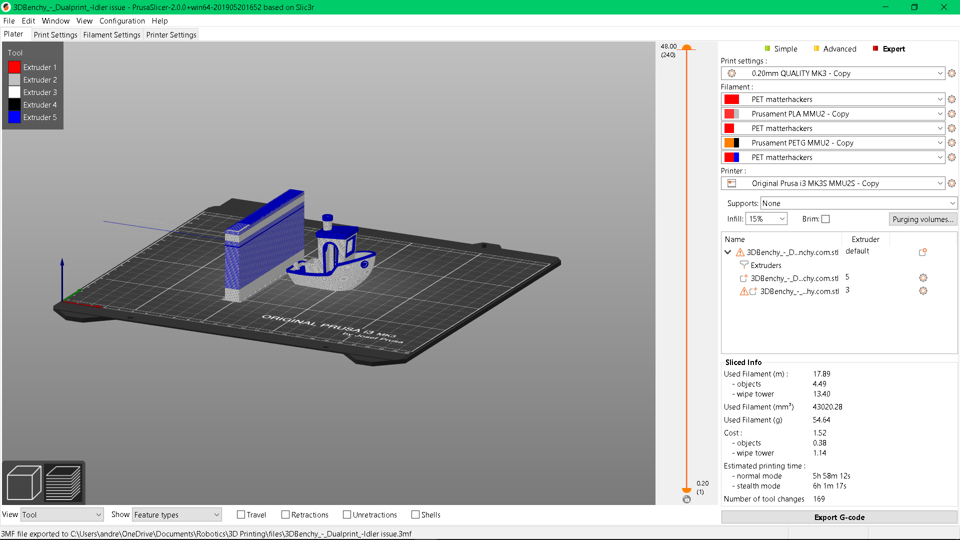 Idler stays engaged while printing · Issue #2422 · prusa3d/PrusaSlicer · GitHub