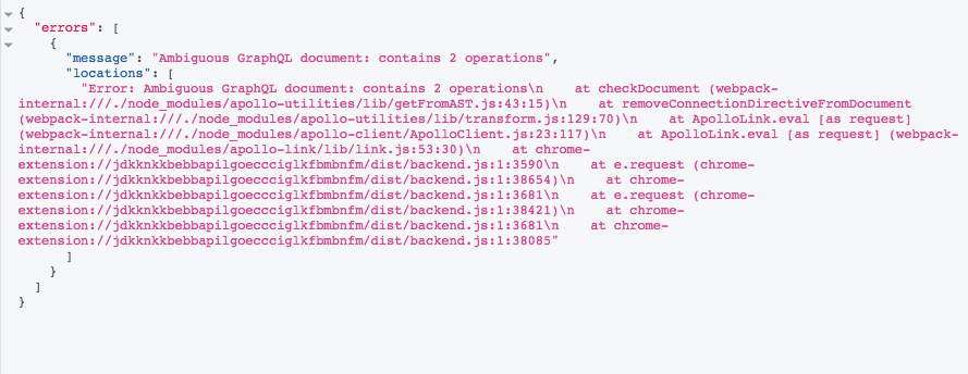 Cannot run GraphiQL query from document with multiple operations · Issue #129 · apollographql ...
