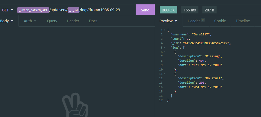 Exercise Tracker - Back End Development and APIs Projects | problem ...
