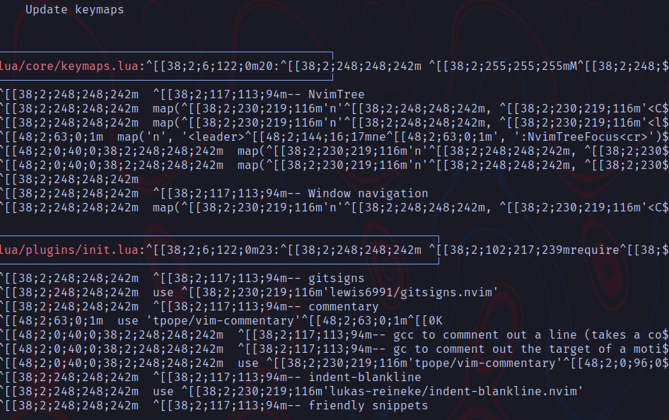 🐛 Delta's output is not displaying correctly · Issue #1080 · dandavison/delta · GitHub