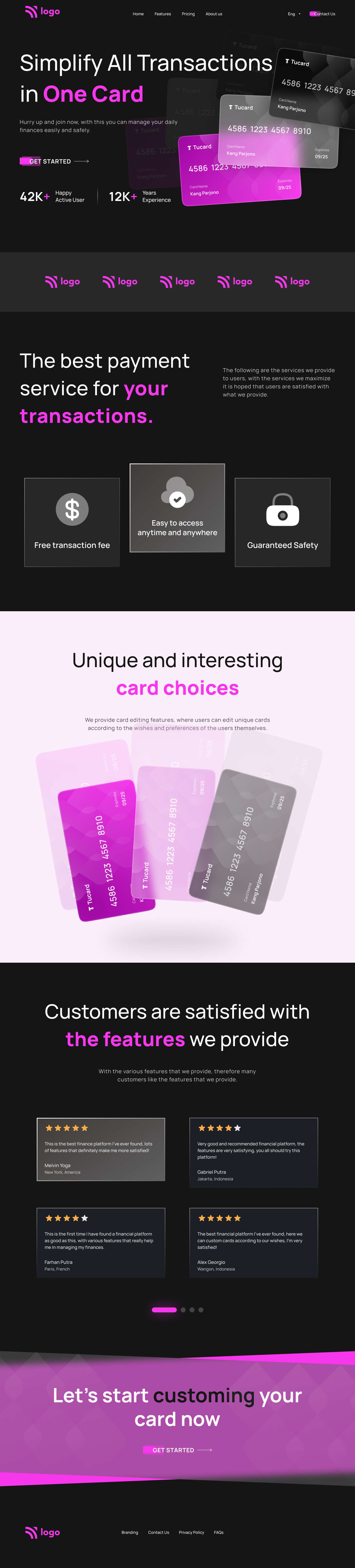 GitHub - AnandS2000/CreditCardLandingPage