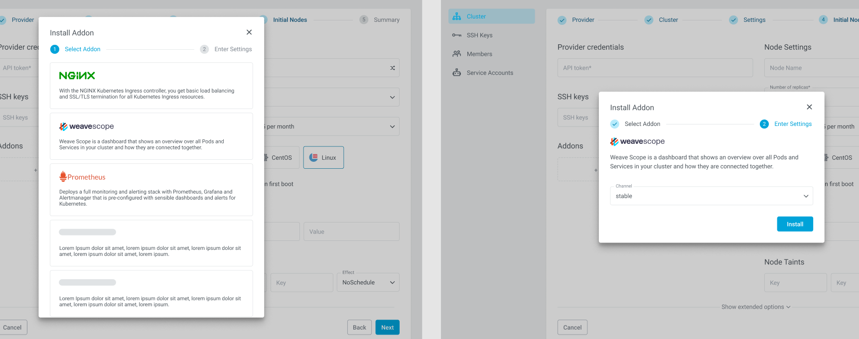 UI/UX Fixes · Issue #2881 · kubermatic/dashboard · GitHub