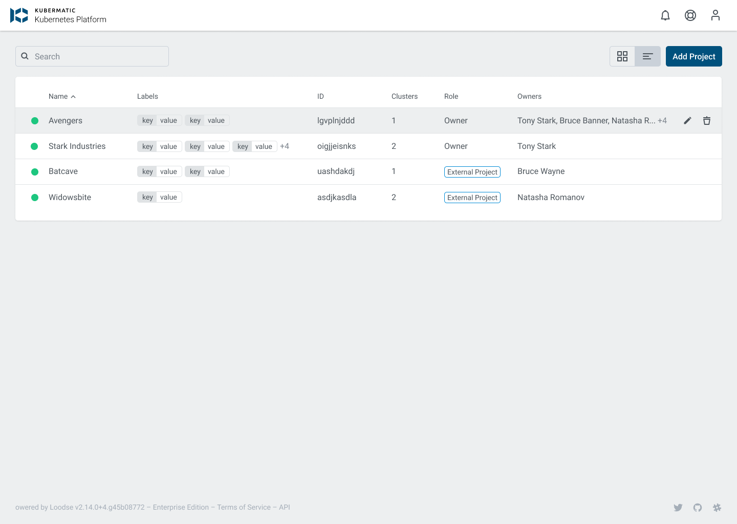Add search to projects · Issue #3420 · kubermatic/dashboard · GitHub