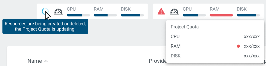 Quota Widget - Loading icon · Issue #5117 · kubermatic/dashboard · GitHub