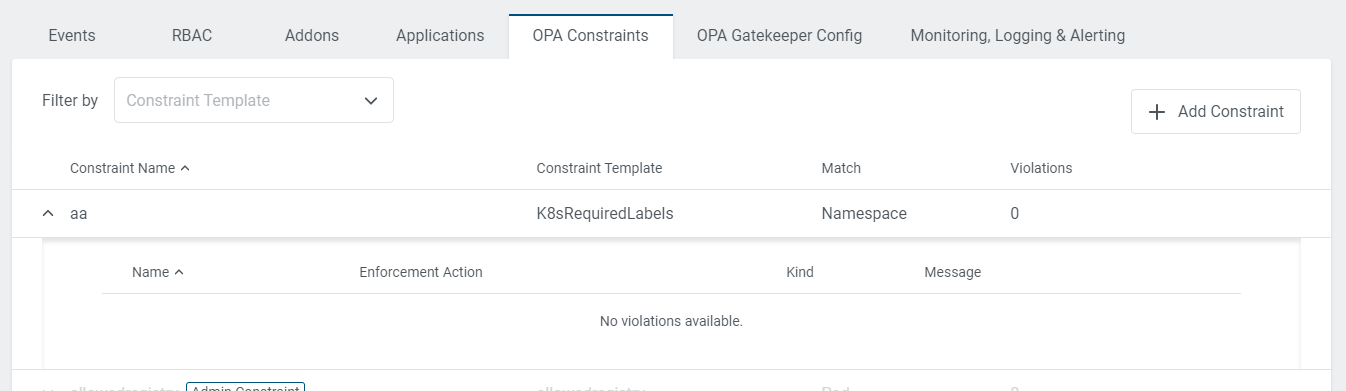 OPA and Backup UI/UX Fixes · Issue #5384 · kubermatic/dashboard · GitHub