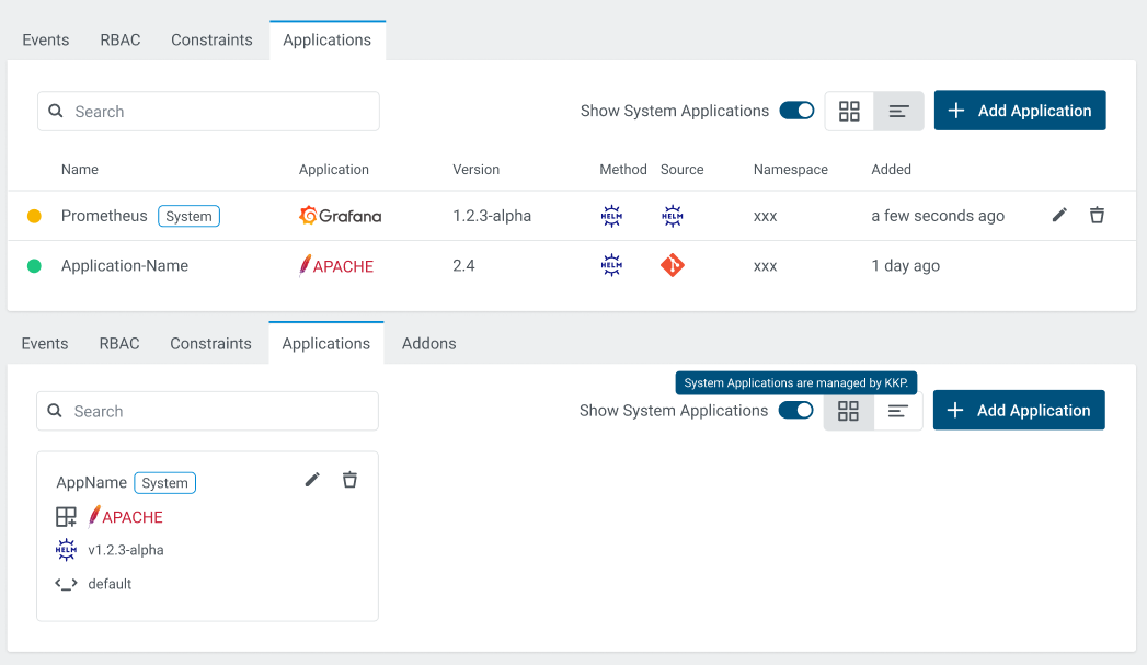 Hide KKP-managed / CNI Applications in Applications dialog / list · Issue #5440 · kubermatic ...
