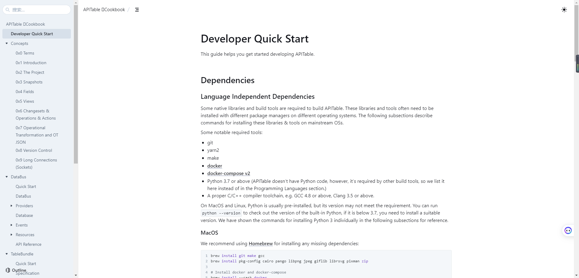 fix:中文目录下开发文档是英文 · Issue #1266 · apitable/apitable · GitHub