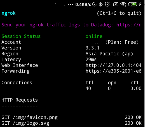 ngrok status reconnecting issue · Issue #446 · inconshreveable/ngrok · GitHub