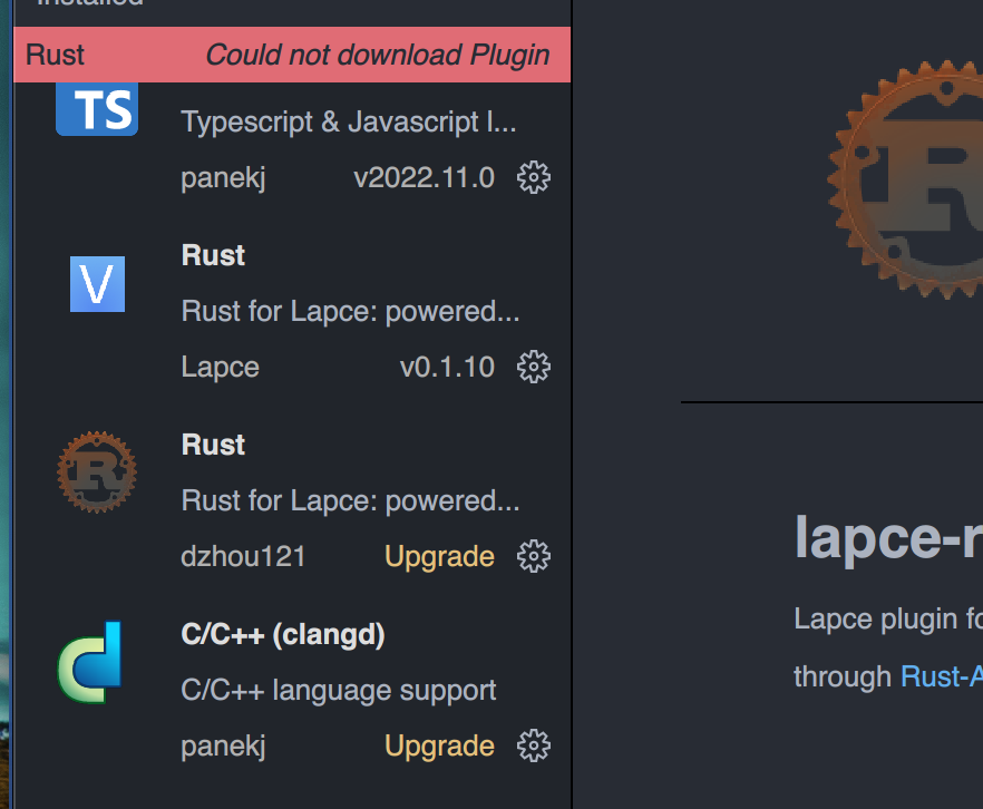 Could Not Download Plugin · Issue 2103 · Lapcelapce · Github