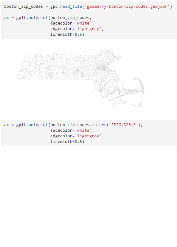 can't plot data under projected coordinate system · Issue #208 · ResidentMario/geoplot · GitHub